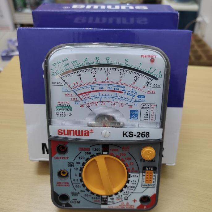 Jual Multitester Analog SUNWA KS-268 Multitester Original Sunwa ...