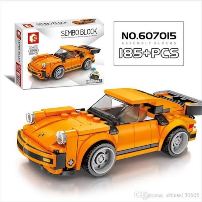Jual MUST HAVE!! SEMBO BRICK FAMOUS CAR PORSCHE - BRICK LEGO BLOCK ...