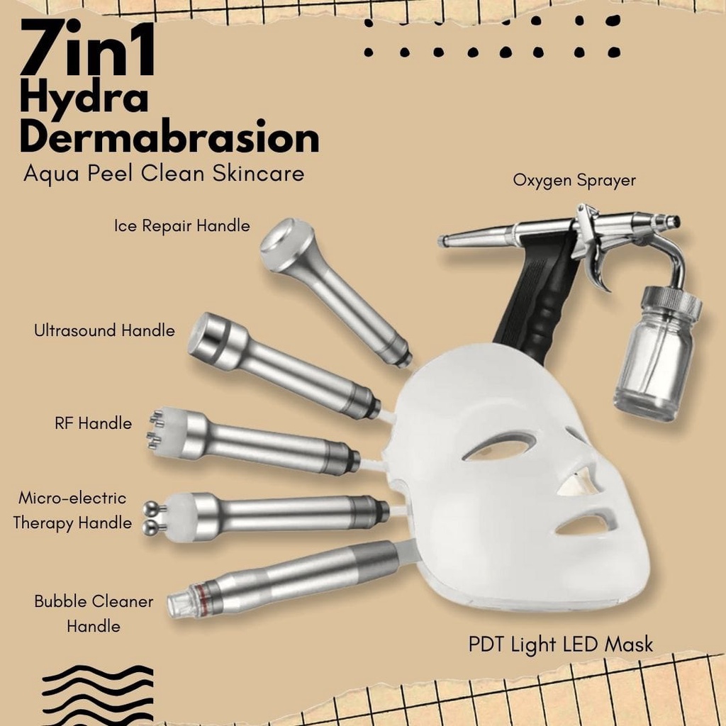 Jual Hydra Aqua Peel 6In1 Alat Yedot Komedo Rf 7In1 Hydra Dermabrasi ...