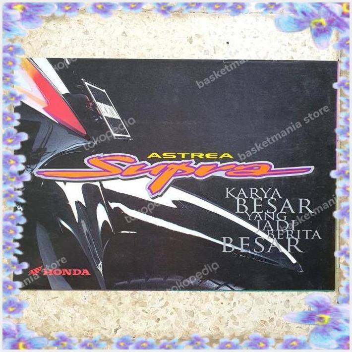 Jual [BMS] BROSUR SEPEDA MOTOR HONDA ASTREA SUPRA GENERASI PERTAMA BOOKLET | Shopee Indonesia