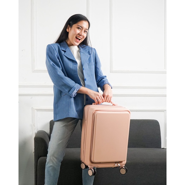 Jual Koper Roger A001 Koper Laptop Zipper Cabin 20 & 24 Inch Bagasi ...