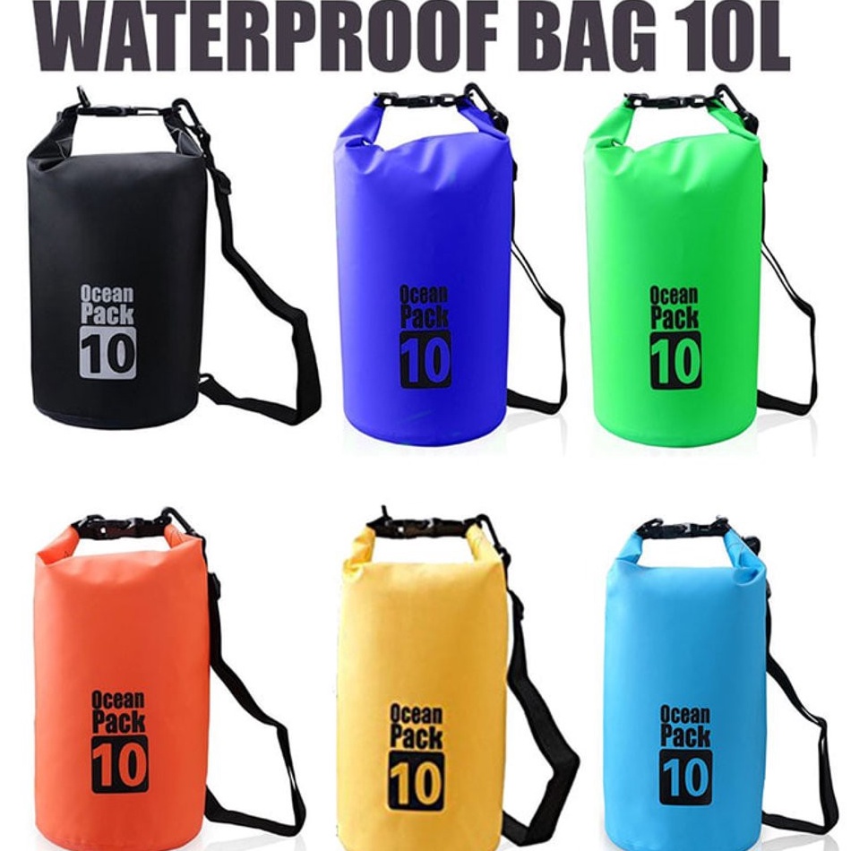 Jual Bintang Makmur - Dry Bag 10 liter merk Ocean Pack Dry Bag 2L 3L 5L Tas Outdoor Waterproof ...