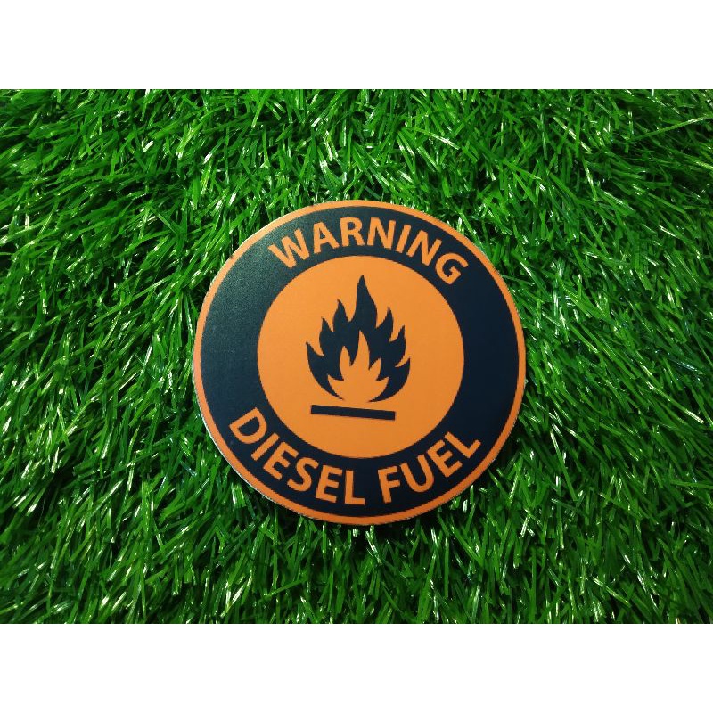 Jual print stiker warning diesel fuel | Shopee Indonesia
