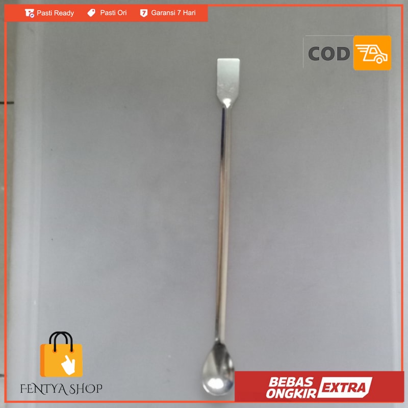 Jual Spatula laboratorium stainless steel 30 cm | Shopee Indonesia