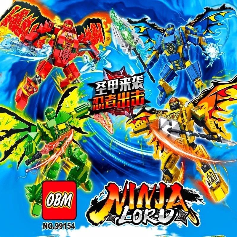 Jual Mainan Balok Figure Ninja Bersayap Koleksi Series Ninjago Naga ...