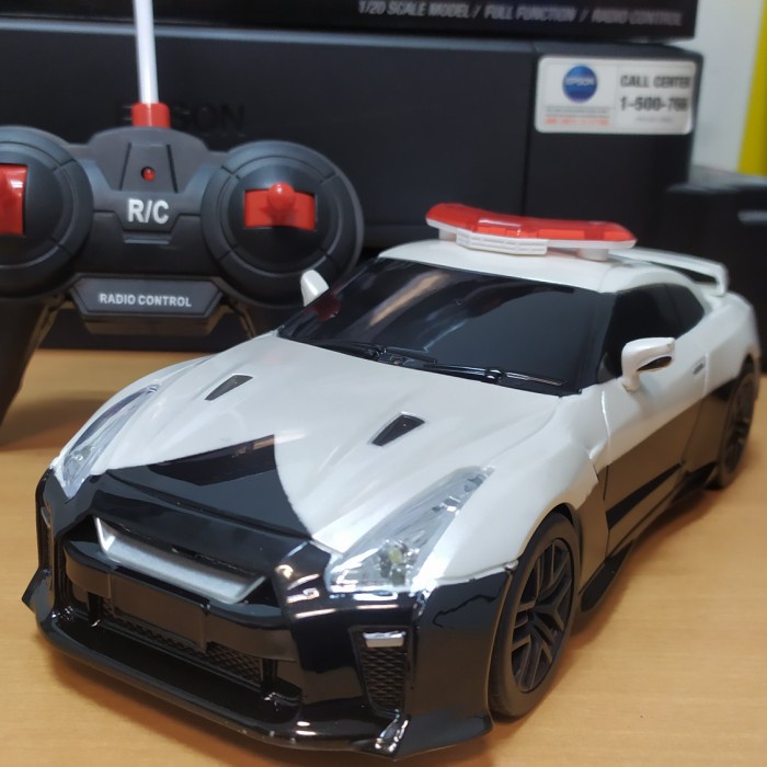 Jual Mobil Remote Nissan GTR R35 Polisi - RC miniatur mobil sport ...