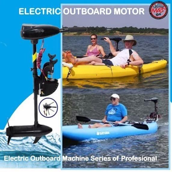 Jual Mesin Tempel Elektrik / Mesin Tempel Perahu / Electric Outboard Motor | Shopee Indonesia
