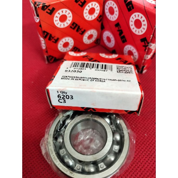 Jual Bearing 6203 / 6203 C3 FAG ORIGINAL | Shopee Indonesia