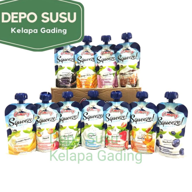 Jual BIG SALE Cimory Squeeze 120ml Yogurt Honey Aloe Vera Peach ...