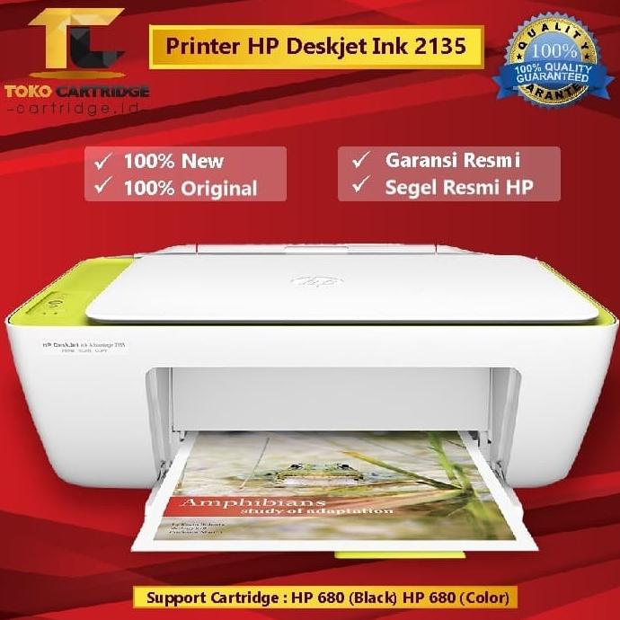 Jual printer hp deskjet ink advantage 2135 printer scan copy hp 2135 murah | Shopee Indonesia