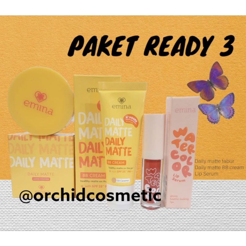 Jual Emina Paket Ready To Go Makeup Daily / Emina Paket Makeup Daily ...