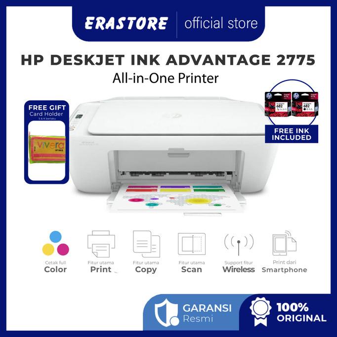 Jual hp deskjet ink advantage 2775 all-in-one printer (7hz98b) | Shopee ...