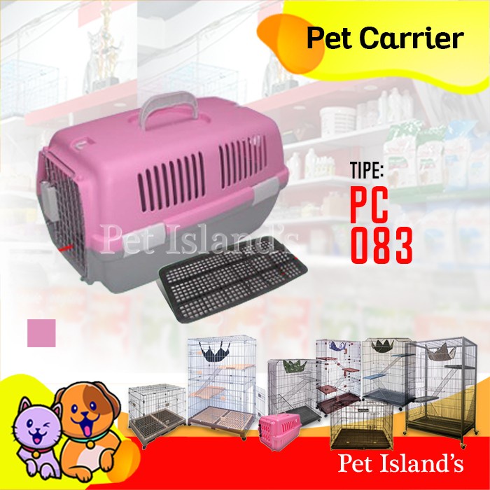Jual Box Kucing Cat Pet Carrier Pintu Besi Large PC-083 | Shopee Indonesia