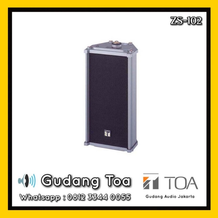 Jual COLUMN SPEAKER TOA ZS-102C ZS-102 10 WATT ORIGINAL | Shopee Indonesia