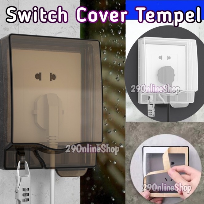 Jual cover box switch on off lampu tempel dinding kotak pengaman anak ...