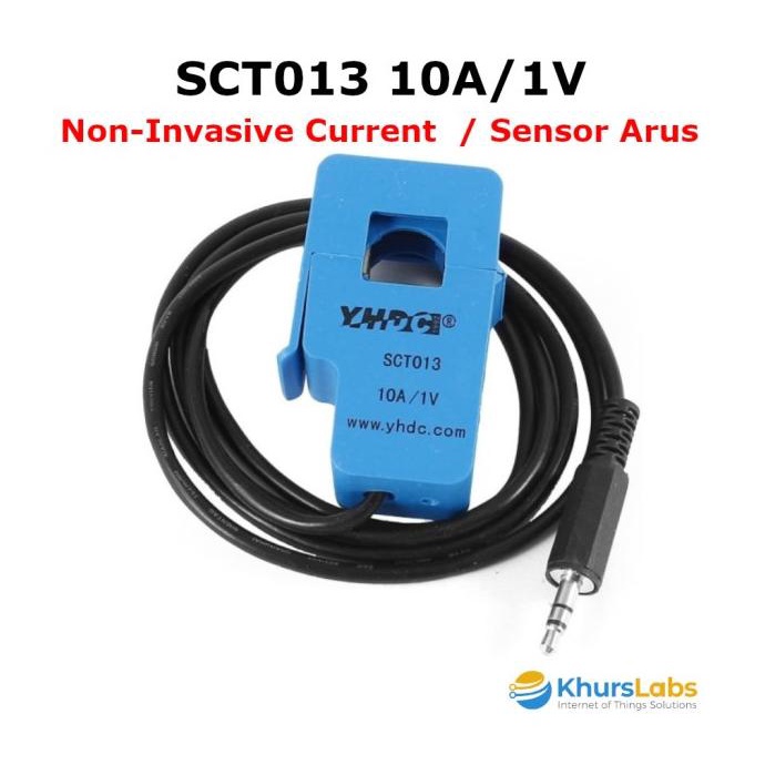 Jual SCT013 010 10A 1V Non invasive AC Current Sensor Arus Klem Transformer | Shopee Indonesia