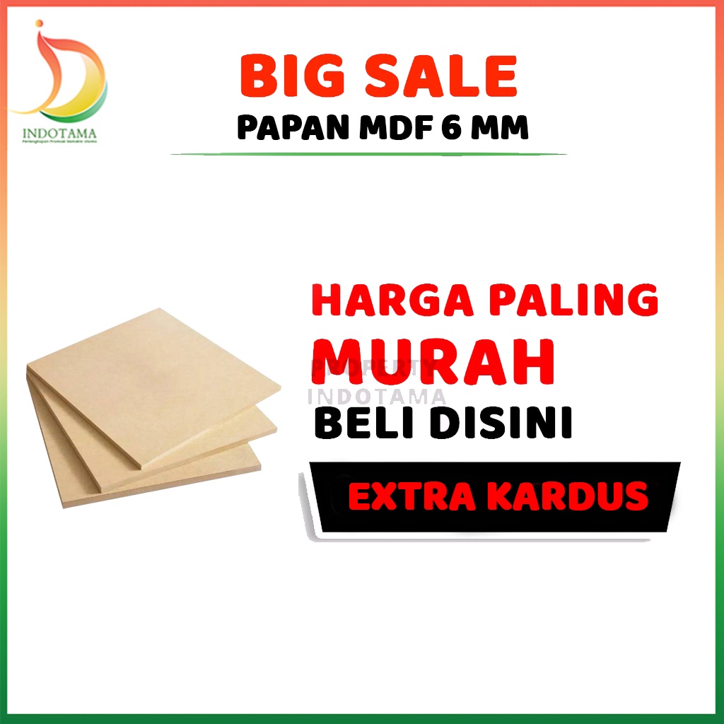 Jual Papan Kayu MDF 40x60 cm Tebal 9mm Papan MDF Cokelat List Hitam ...