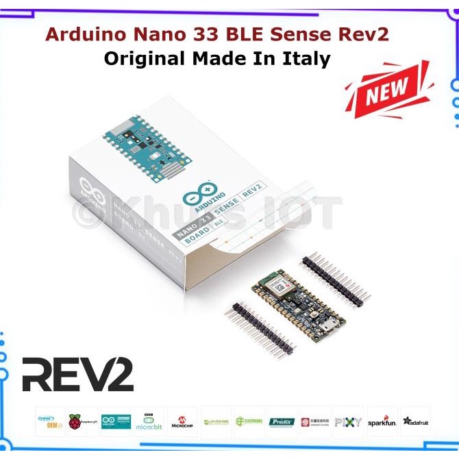 Jual Arduino Nano 33 BLE Sense - Original Made In Italy | Shopee Indonesia