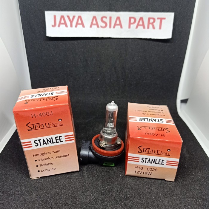 Jual Bohlam Halogen Stanlee Star H16 12V - 19W (6026) Veloz,All new ...