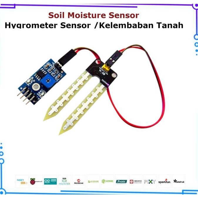 Jual Soil Tanah Hygrometer Humidity Moisture Sensor Module | Shopee ...