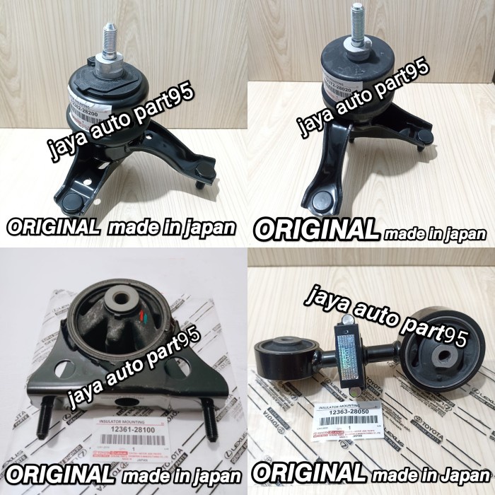 Jual engine mounting set toyota harrier ACU30 2400cc 2003-2012 original ...