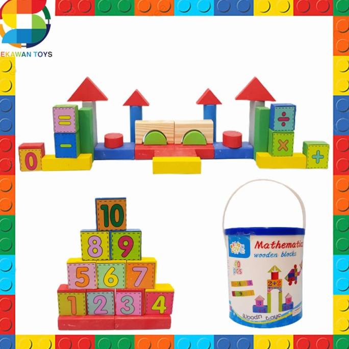 Jual MAINAN ANAK BALOK KAYU VERSI HURUF / BLOCK KAYU HURUF/BLOK KAYU ...