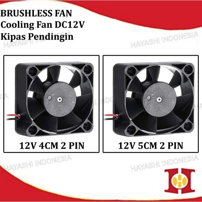 Jual Cooling Fan Mini DC 12V Volt Kipas Pendingin Raspberry PI 2 3 4 5 ...