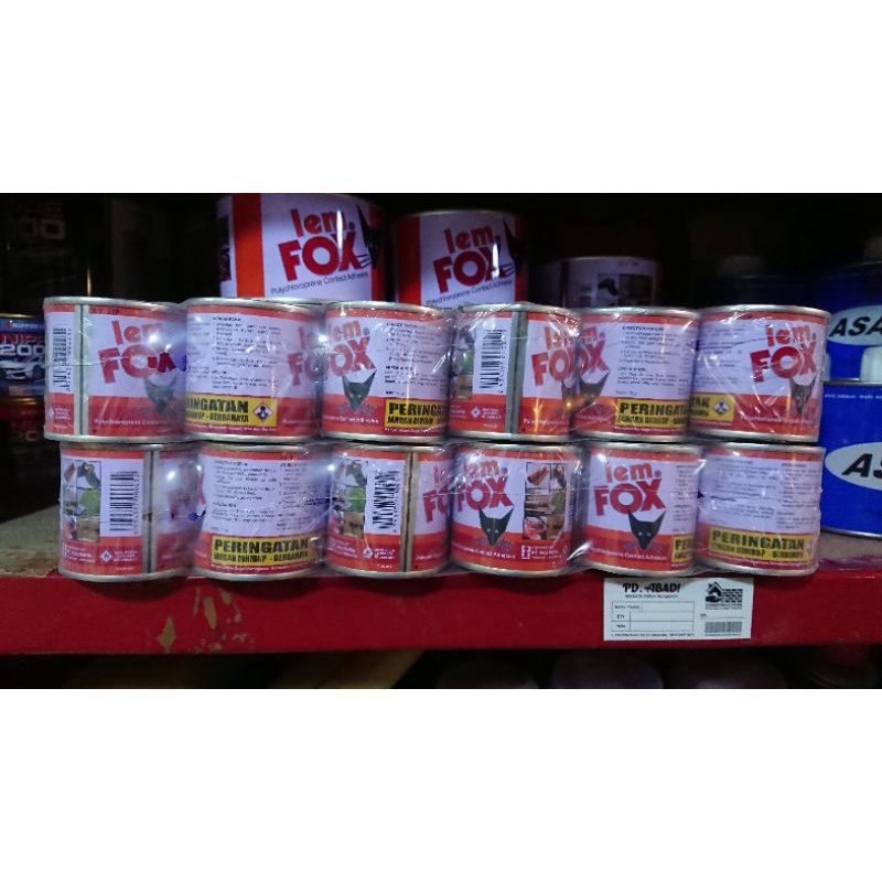 Jual Lem Fox kuning kaleng 70gr | Shopee Indonesia