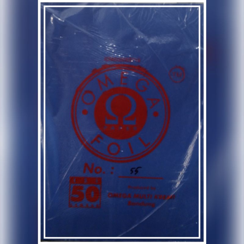 Jual Kertas Sampul Karton Cover Omega Foil Paper isi 50 lembar | Shopee ...