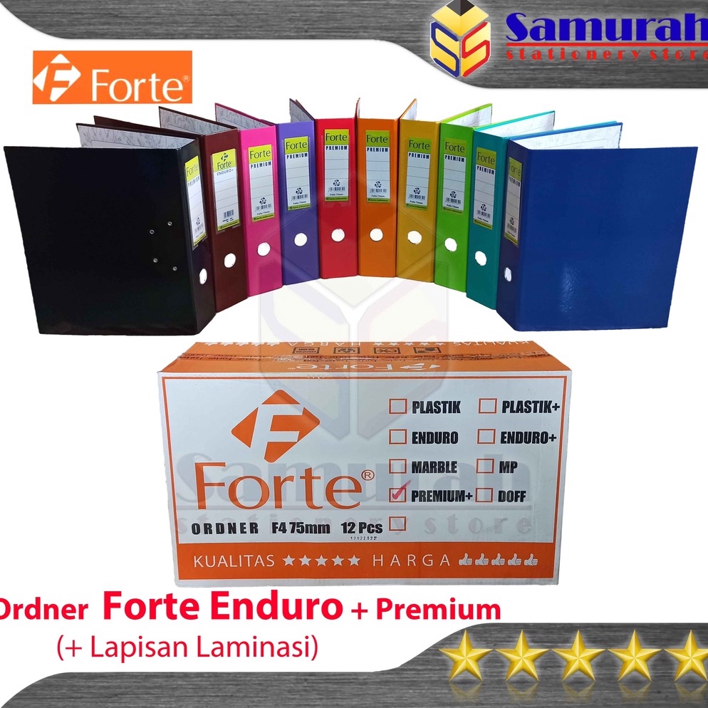 Jual Ready Ordner Forte Premium Enduro + Laminasi Ukuran Folio / F4 ...