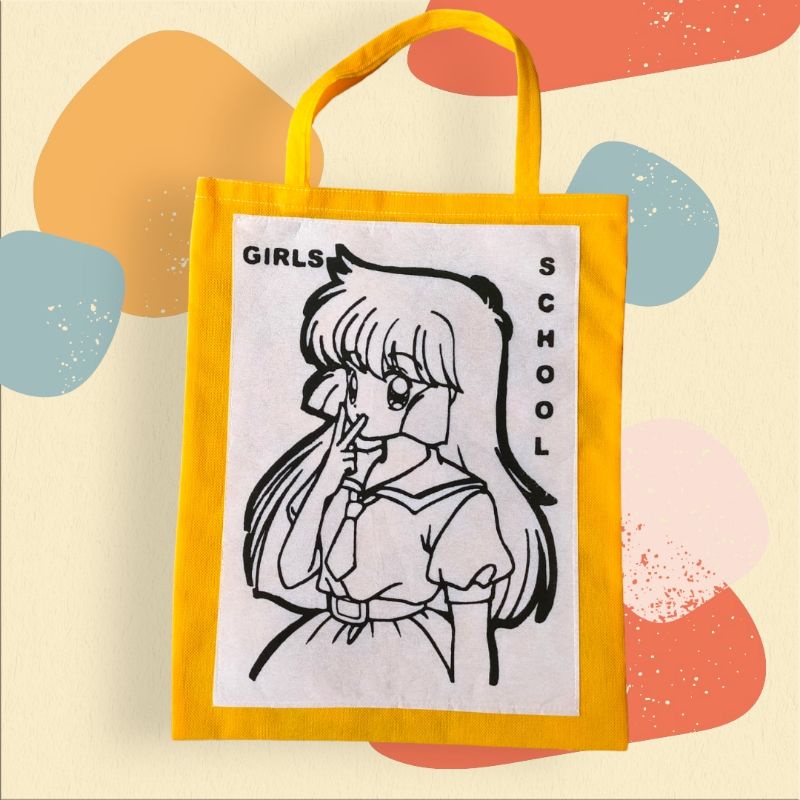 Jual Tas Mewarnai Anak/ Tas Lukis/ Totebag/ Souvenir/ Ultah/Tas ...