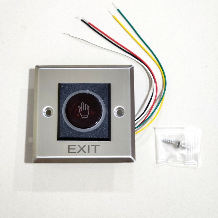 Jual Exit Button No Touch Sensor Contacless Access Control ( Kotak ...