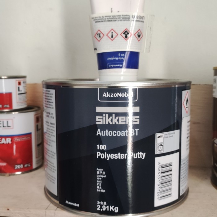Jual Dempul Sikkens / Sikken Autocoat BT 100 Polyester putty 3kg | Shopee Indonesia