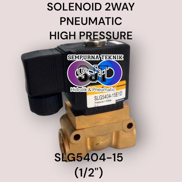 Jual Solenoid Valve 2Way 1/2" High Pressure / Slg5404-15 Emc | Shopee Indonesia