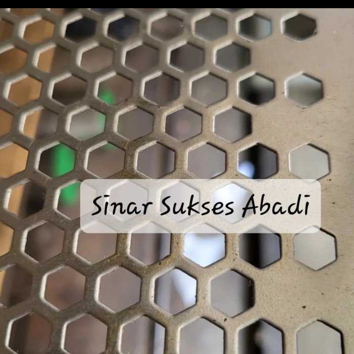 Jual Bestseller Plat Lubang Hexagonal Besi | Shopee Indonesia