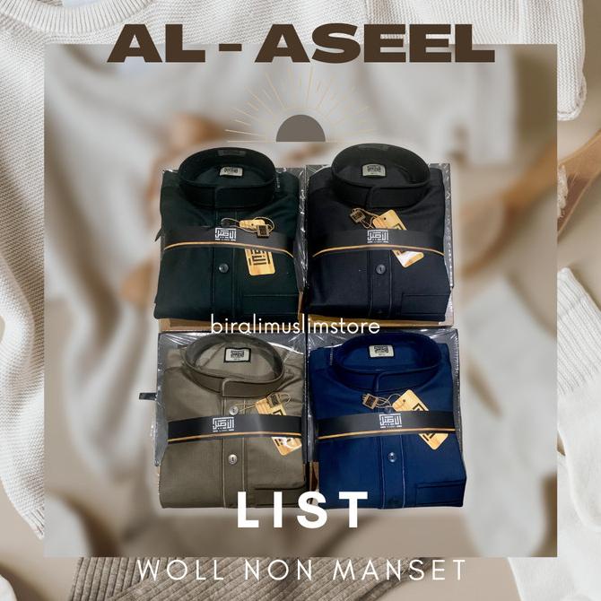 Jual Jubah Al Aseel Premium Woll Dewasa List Non Manset | Shopee Indonesia