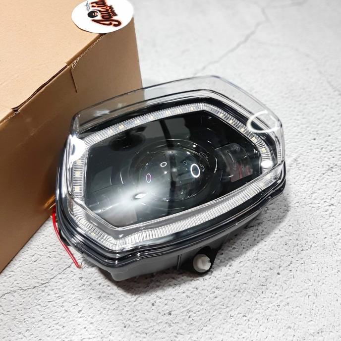 Jual Headlamp Led Daymaker No Brand Vespa Sprint | Shopee Indonesia