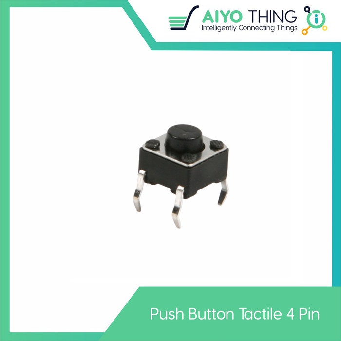 Jual Tact Tactile Push Button Switch 4 Pin DIP TC1212T 12x12x5 MM ...