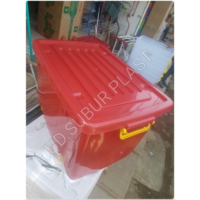 Jual BOX KONTAINER / CONTAINER PLASTIK 90 LITER SERBAGUNA | Shopee ...