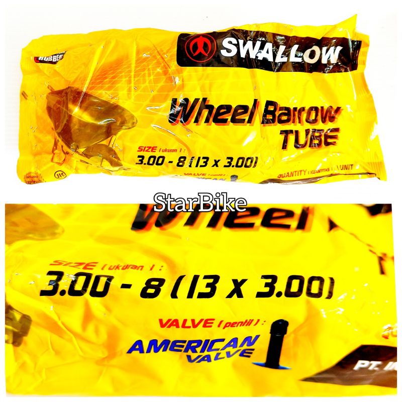 Jual Ban Dalam Arco Argo Gerobak Pasir 3.00-8/13×3.00 Swallow | Shopee ...