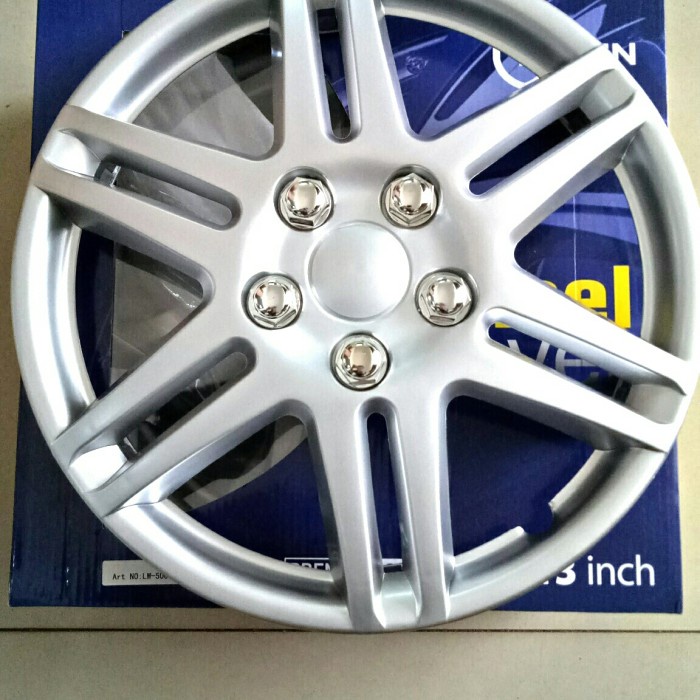 Jual dop roda mobil silver ring 13-14(4pcs) | Shopee Indonesia