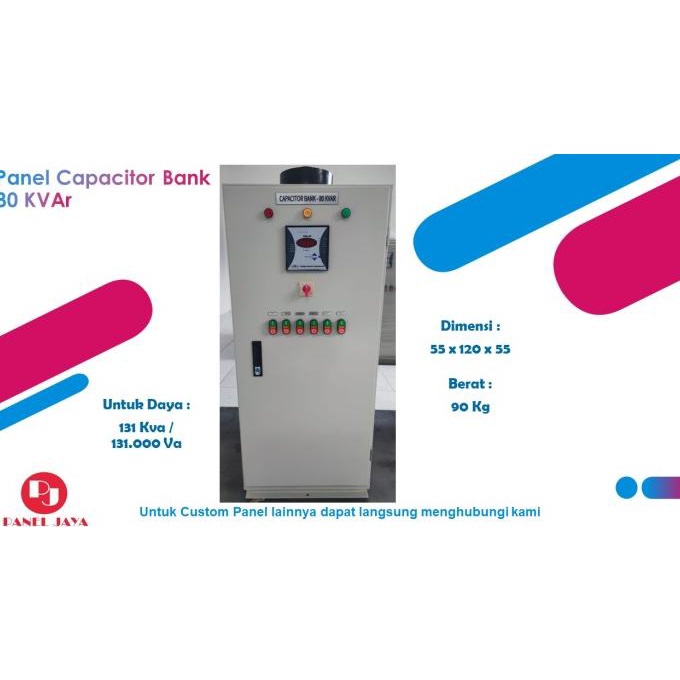 Jual Panel Kapasitor Bank 80 Kvar (Panel Perbaikan Cosphi) | Shopee Indonesia