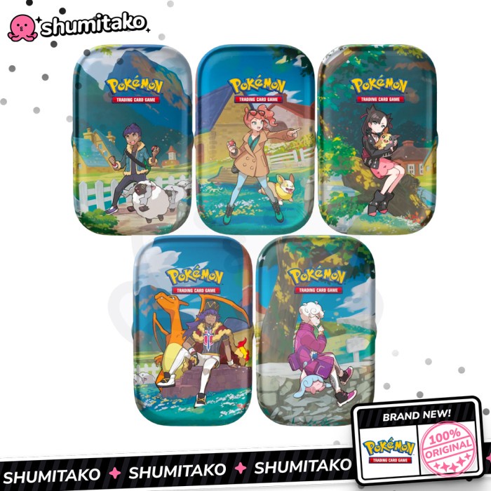 Jual Pokemon TCG English Crown Zenith Mini Tin Leon Marnie Hop Sonia ...
