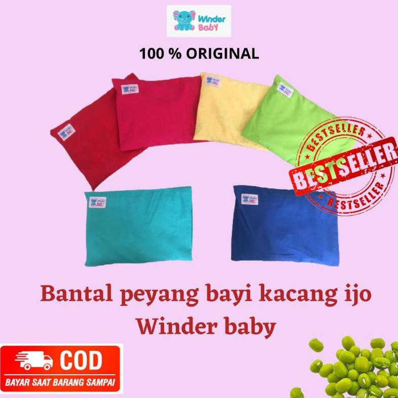 Jual Promo Bantal Bayi Anti Peyang Kacang Hijau Atasi Kepala Peyang ...