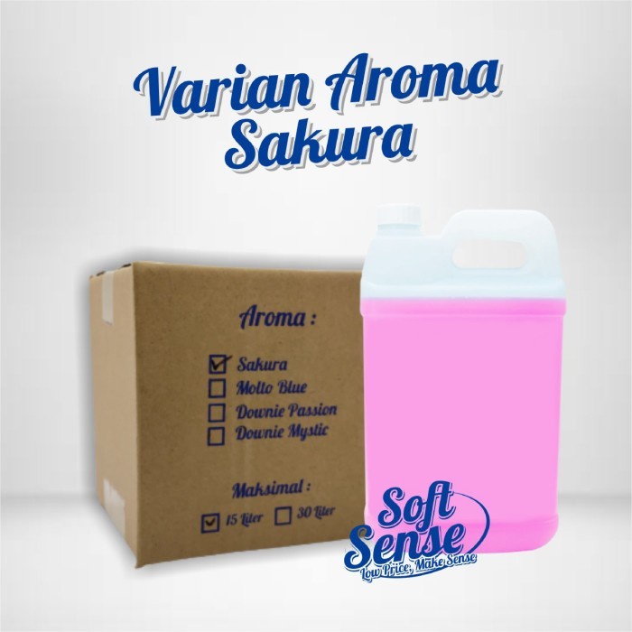 Jual SOFTSENSE BAHAN PEMBUAT SOFTENER (Plus Konsentrat Pewangi) | Shopee Indonesia