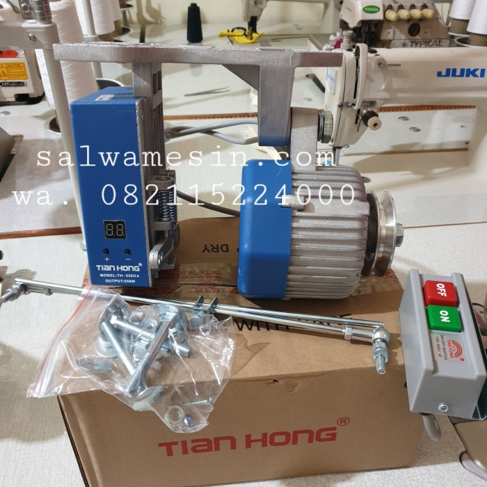 Jual motor dinamo servo tianhong mesin obras jahit overdeck baru ...