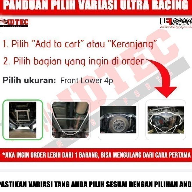 Jual Strutbar Stabiliser Stabilizer Ultra Racing Mazda Cx5 Cx-5 Kf 201 ...