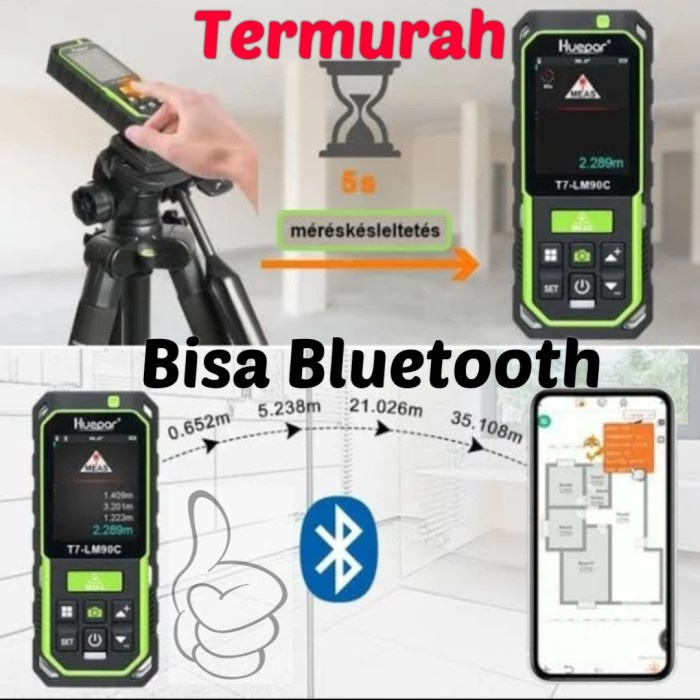 Jual Laser Distance Kamera 120m 90m Meter 150m Camera Bluetooth ...
