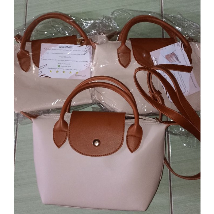 Jual Emira bag (ukuran small) by kamiy stuff broken white brown ...