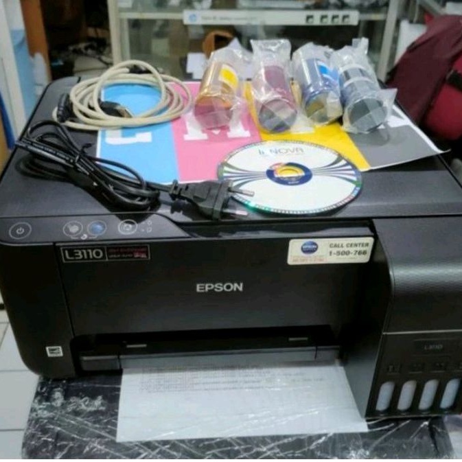 Jual Epson L3110 Ink tank Color Multifungsi A4 Nozzle full | Shopee ...